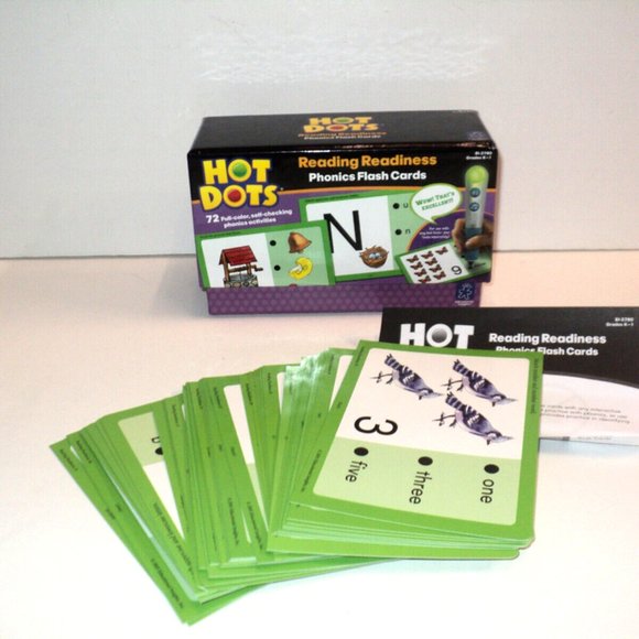 Educational Insights | Toys | Hot Dots Reading Readiness Phonics Flash ...